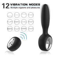 China Remote Control Inflatable Vibrating Anal Plug Butt Beads 10 Vibration Modes for Men Women for sale