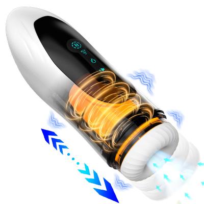 China Automatic Hands Free Male Masturbator Cup 749g ABS Silicone TPE Adult Sex Toy for sale