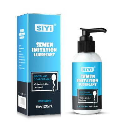 China SIYI Water Based Edible Lubricant 300ml Bulk Bottle Fruit Flavored Personal Gel for sale