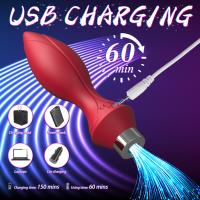 China Wireless Remote Control Anal Plug Vibrating Butt Plug Prostate Massager 10 Modes IPX6 Waterproof for sale