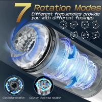 China TORBERS Automatic Sucking Male Masturbator Telescopic Rotating Vibrating Sex Toy 248.5mm 100% Waterproof for sale