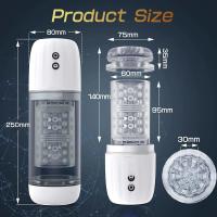 China TORBERS Automatic Sucking Male Masturbator Telescopic Rotating Vibrating Sex Toy 248.5mm 100% Waterproof for sale
