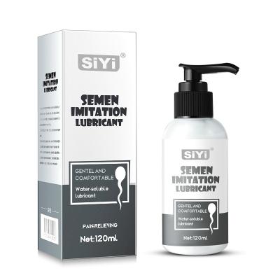 China Wholesale Semen Imitation Lubricant Water Soluble Personal Body Lube Massage Oil 100ml for sale