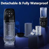 China Waterproof Full Automatic Male Masturbator with Suction Rotation 7 Vibration Modes USB Rechargeable for sale