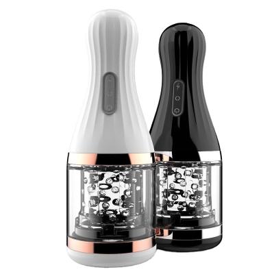 China Automatic Piston Rotating Sucking Male Masturbator Cup 24.1cm Silicone Hands-Free Sex Toy for sale