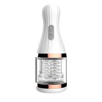 China Automatic Piston Rotating Sucking Male Masturbator Cup 24.1cm Silicone Hands-Free Sex Toy for sale