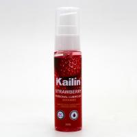 China Kailin 1 oz Water Based Personal Lubricant Strawberry Lemon Flavored Sex Lube for sale