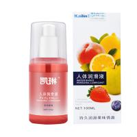 China Water Based Personal Lubricant 30ml Natural Edible Fruit Flavor Vegan Sex Lube for Men Women for sale