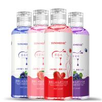 China Flavored Lubricant Gel 8 Ounce Oral Lube Blueberry Strawberry Mint Peach Orange for sale