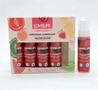 China Kailin 30ml x 5 Bottles Edible Strawberry Flavored Water Based Personal Lubricant Kit for sale