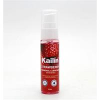 China Kailin 30ml x 5 Bottles Edible Strawberry Flavored Water Based Personal Lubricant Kit for sale