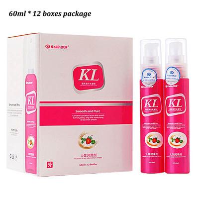 China Water Based Personal Lubricant 60ml OEM Smooth Sex Lube CE Certified Transparent for sale