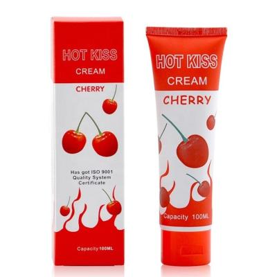 China Water Based Personal Lubricant 100ml Fruit Flavor Edible Sex Lube Wholesale for sale