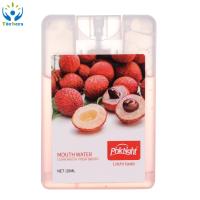 China 20ml Fruit Oral Sex Water Based Lubricant Portable Edible Spray Lube ISO Certified OEM for sale