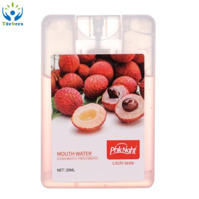 China 20ml Fruit Oral Sex Water Based Lubricant Portable Edible Spray Lube ISO Certified OEM for sale