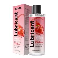 China 200ml Private Label Water Based Personal Lubricant Strawberry Edible Oral Sex Lube for sale