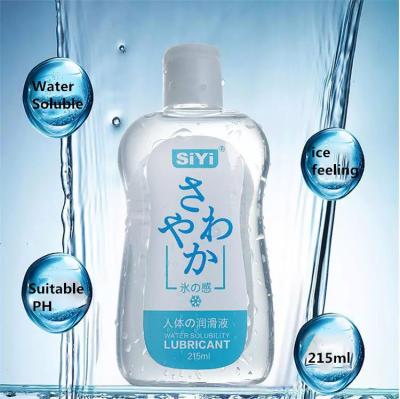 China 215ml SIYI Water Based Personal Lubricant Gel Warm Ice Feeling for Men Women for sale