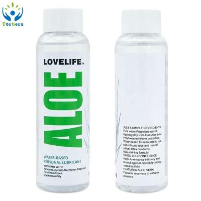China OEM Private Label Water Based Aloe Personal Lubricant Gel 240ml for sale