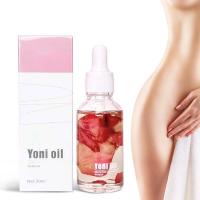 China Yoni Oil Vaginal Tightening Oil 30ml Female Private Parts Care Firming Massage Oil Private Label for sale