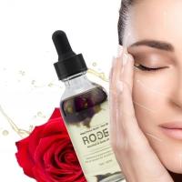 China Organic Infused Pure Rose Petals Oil 60ml for Face Body Hair Massage Multi-Use for sale