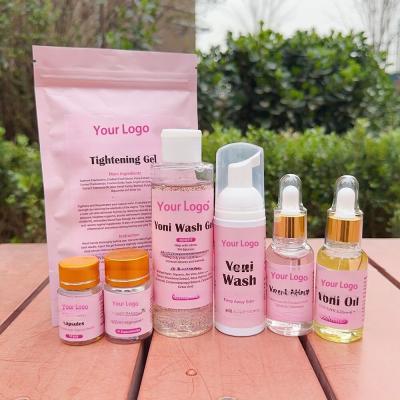 China Private Label pH Balanced Yoni Wash Foam 100ml Vaginal Tightening Gel Care Set for sale