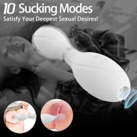China Wholesale Silicone Vibrating Wand Massager 10 Suction Modes Strong Sucking Vibrator for Women for sale