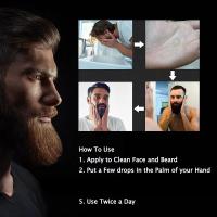 China Custom Logo beard growth care oil for men for sale