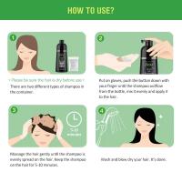 China Black hair shampoo for sale