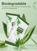 China Custom Logo Aloe Vera Biodegradable Flushable Feminine Hygiene Wipes 20pcs for sale