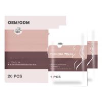 China Private label  vaginal wash  flushable feminine wet wipes for sale