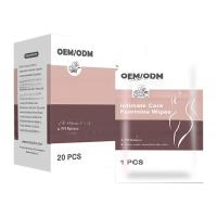 China Custom Logo Feminine Wet Wipes 10pcs per Box Organic Hygiene Tissues for Women for sale