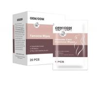 China Organic Feminine Hygiene Wet Wipes 10pcs per Box OEM ODM Private Label pH Balance for sale