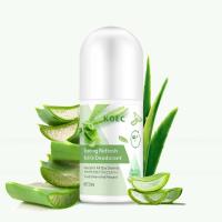 China Aloe Natural Roll-On Deodorant Antiperspirant 50ml OEM Custom Fragrance for sale