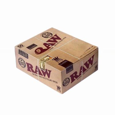 China Factory Made Raw Pre-Rolled Cone King Size 107x44mm Organic Hemp Paper for sale