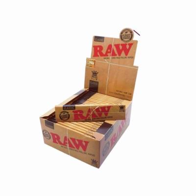 China King Sizes Rolling Paper Manual Rolled Paper Custom Brands Logo Brown Rolling Paper for sale