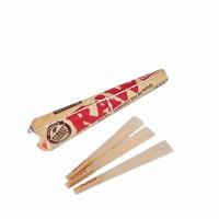 China Natural Unrefined Ultra Thin Pre Rolled Paper Filter Tips OEM Branded Smoking Rolling Papers for sale