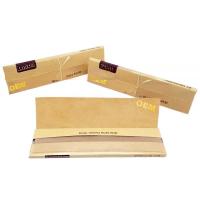China Organic Hemp Rolling Paper King Size Slim 107x44mm Unbleached Natural Gum for sale