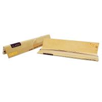 China Organic Hemp Rolling Paper King Size Slim 107x44mm Unbleached Natural Gum for sale