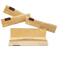 China Organic Hemp Rolling Paper King Size Slim 107x44mm Unbleached Natural Gum for sale