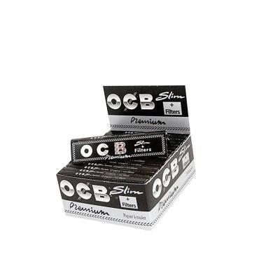 China Natural Filter Tips Rolling Paper King Size 107x44mm Organic Hemp 32 Leaves for sale