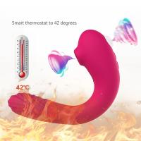 China Automatic Heating G-Spot Vibrator 10 Speeds Rotating Clitoris Vaginal Massage Sex Toy for Women for sale