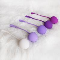 China Medical Silicone Kegel Exercise Balls Set 5pcs 30g-110g Pelvic Floor Trainer for sale