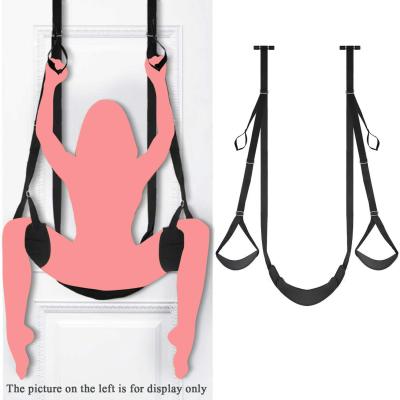 China BDSM Sex Door Swing with Seat Adjustable Straps 360 Degree Spinning Love Swing for Adult Couples for sale