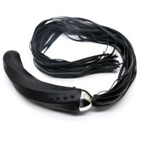 China Wholesale BDSM Flirting Whip Silicone ABS PU 165mm 10 Speed Vibration Massage SM Game for Couples for sale