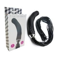 China Wholesale BDSM Flirting Whip Silicone ABS PU 165mm 10 Speed Vibration Massage SM Game for Couples for sale