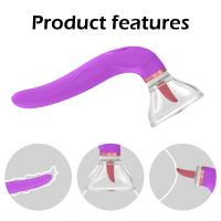China Clitoral Sucking Vibrator with 8 Suction and 5 Licking Modes USB Rechargeable Waterproof Sex Toy for sale