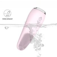 China Electric Waterproof Face Cleanser Massager with 9 Vibration Modes Medical Soft Silicone for sale