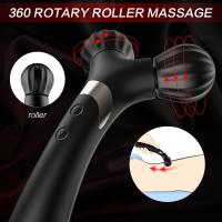 China Full Silicone Vibrating Facial Jade Roller Massager IPX6 Waterproof Wireless Remote Control 184g Body Massager for sale