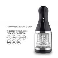 China Wolf Warrior 7 Frequency Rotating Male Masturbation Cup Hands Free ABS TPE 24 PCS for sale
