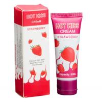 China Private Label Water Based Lubricant Gel Strawberry Cream Flavor 100ml Personal Lubricant for Couples for sale